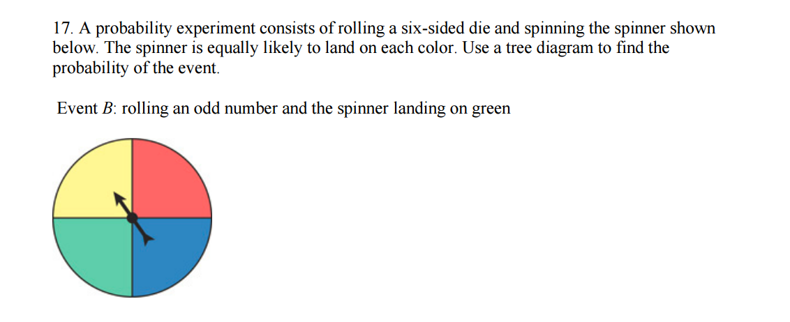 Solved 16. Identify the sample space and determine the | Chegg.com