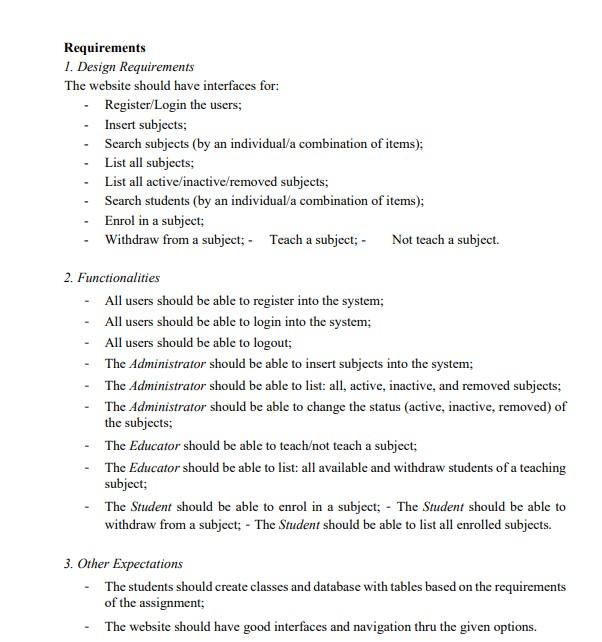 Solved Aims In this assignment, you will need to develop a | Chegg.com