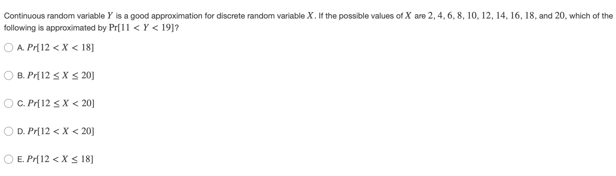 Solved Continuous Random Variable Y Is A Good Approximation 1372