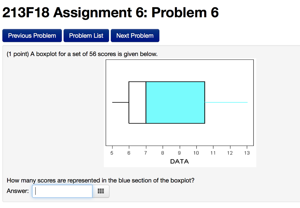 Solved 213F18 Assignment 6: Problem 6 Previous Problem | Chegg.com