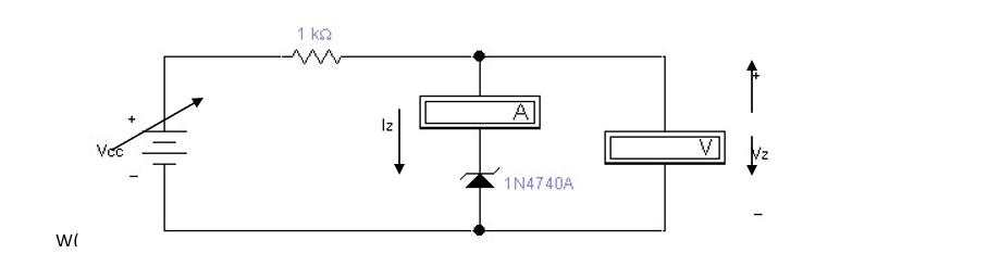 Solved 1( In the above figure calculate Vcc when Vz = 10V | Chegg.com