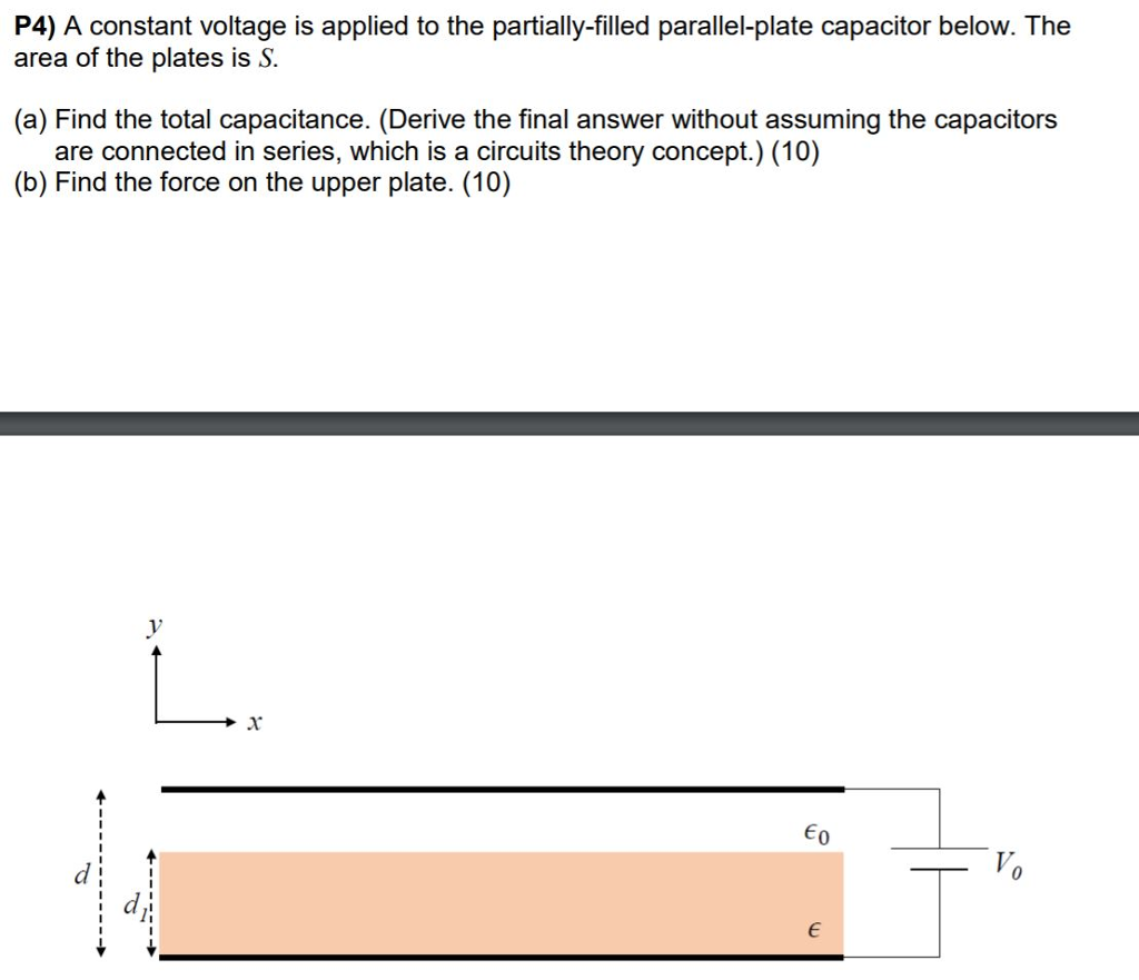 Solved P4) A constant voltage is applied to the | Chegg.com