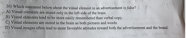 Solved 13) Which is an intangible element of a brand image? | Chegg.com