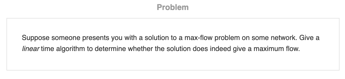 Solved Problem Suppose someone presents you with a solution | Chegg.com