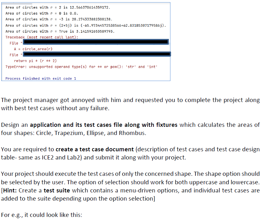 Solved Program Requirements: An inexperienced coder was | Chegg.com