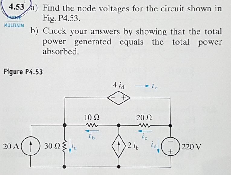 Solved Solve only part (A) using "nodal analysis method" ,,, | Chegg.com