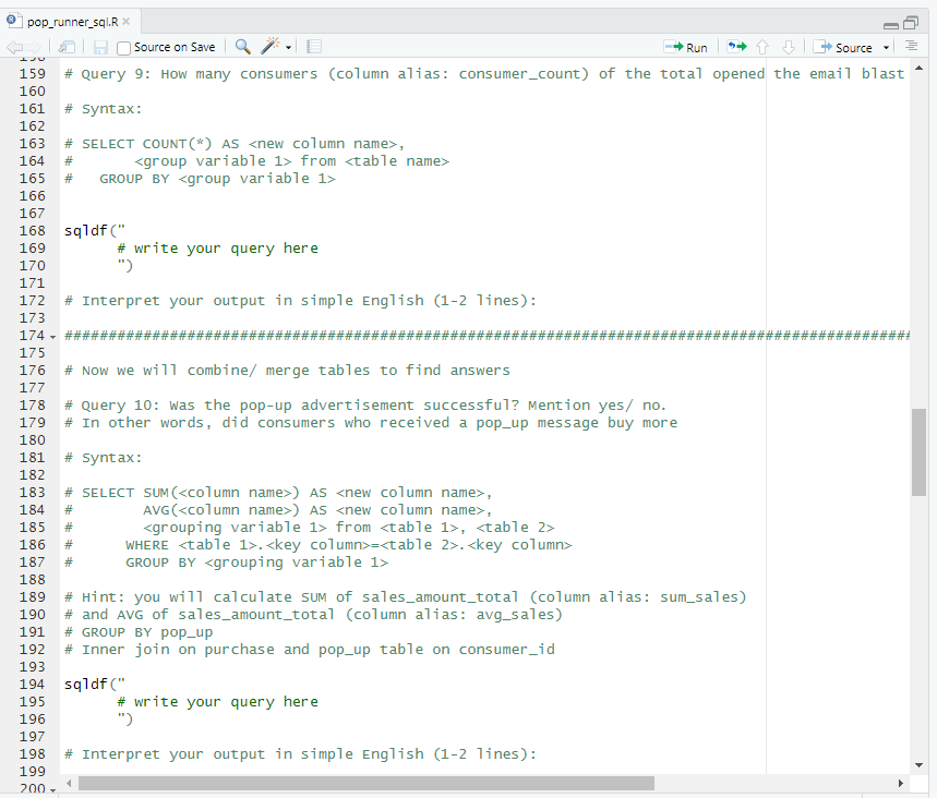 Solved \# Query 1) Display first 5 rows of consumer table | Chegg.com