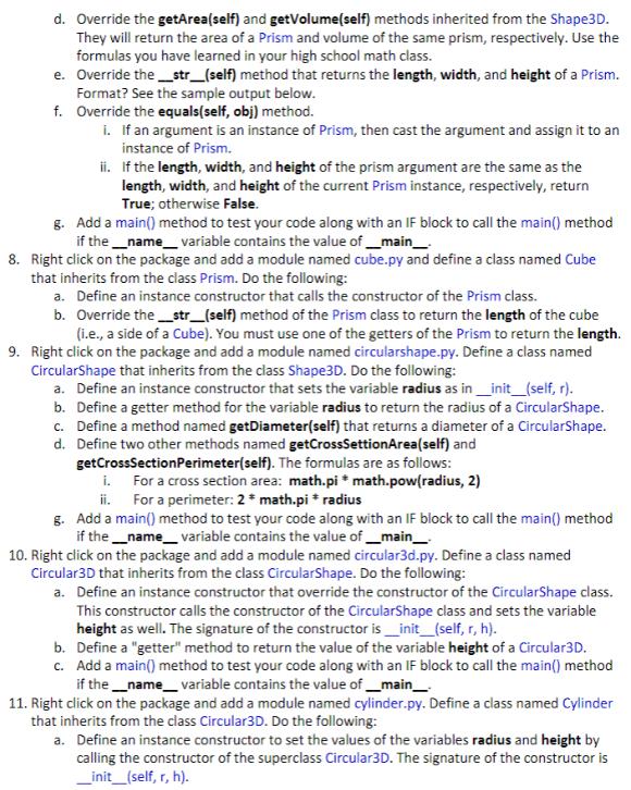 Solved Problem #1 (30 points): Classes and inheritance. 1. | Chegg.com