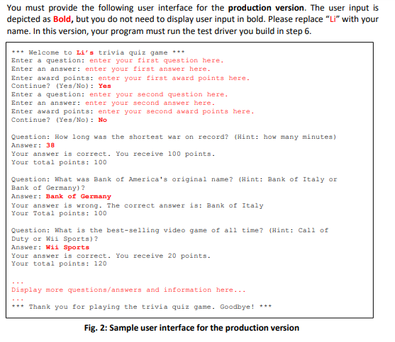 Solved Goals: • To learn how to use linked data structures | Chegg.com