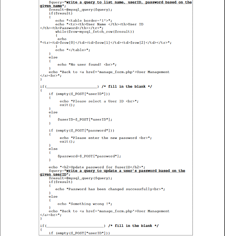 Solved Assignment 9 Mini Project with PHP and MySQL: Develop | Chegg.com