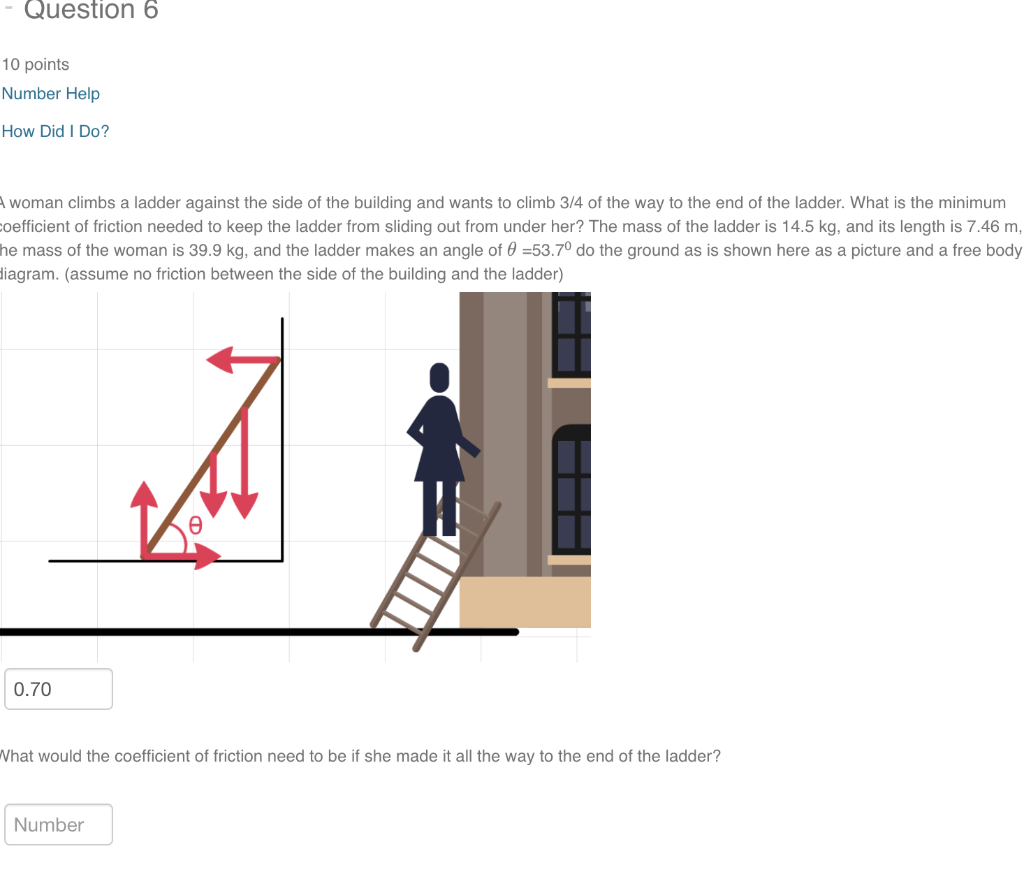 Solved Question 6 10 points Number Help How Did I Do? A | Chegg.com