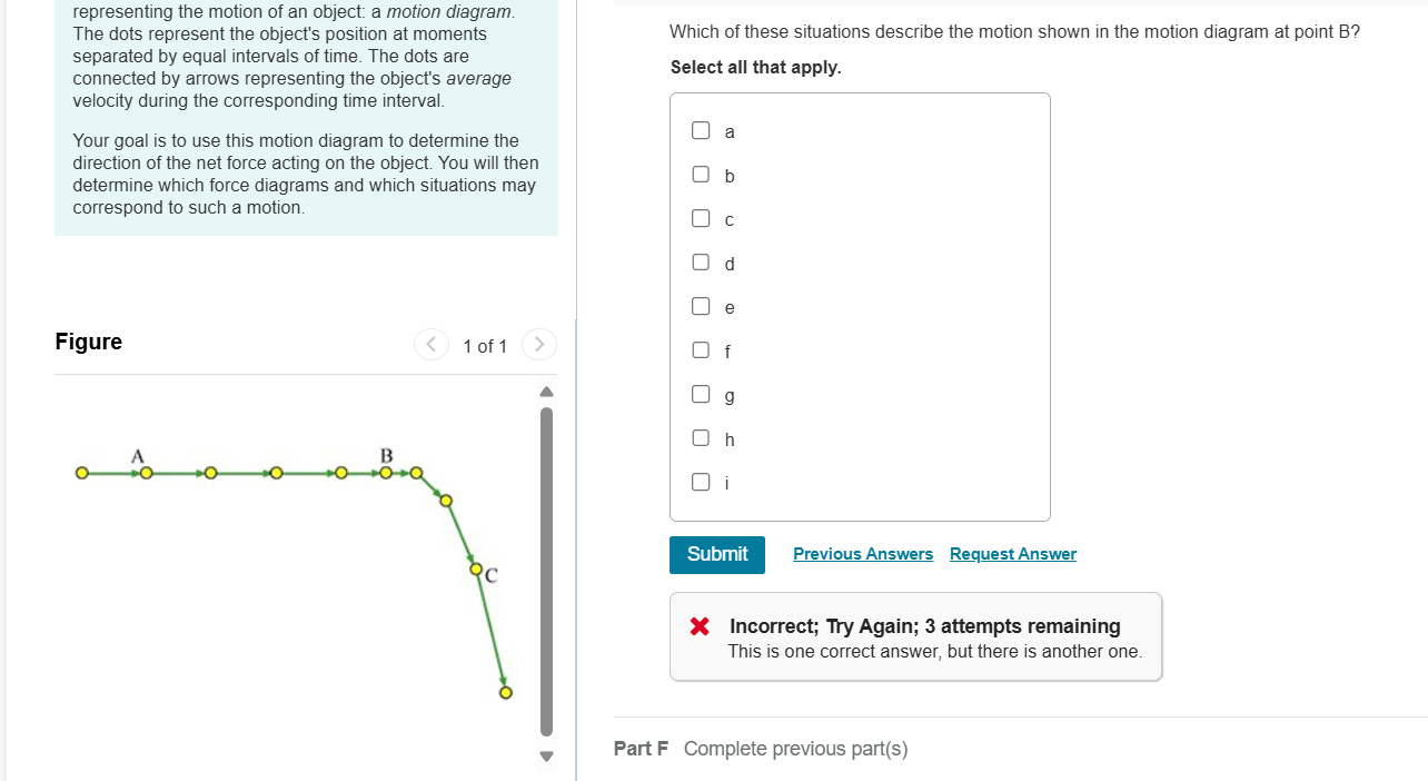 representing the motion of an object: a motion | Chegg.com