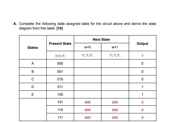 Solved 5. Cost-effective Sequential Circuit: A moore-type | Chegg.com