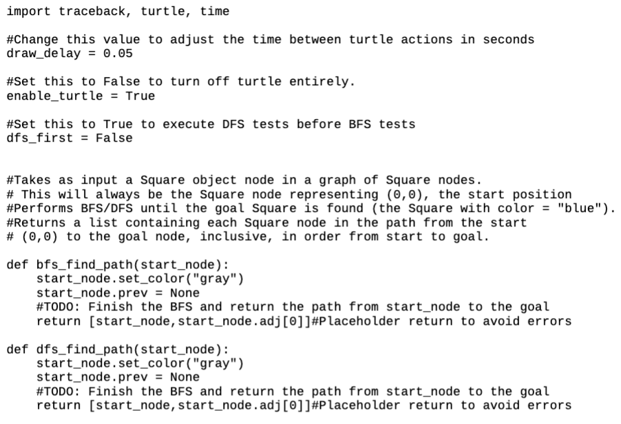 Solved Introduction:You are programming the pathing for a | Chegg.com