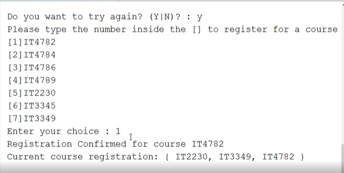 Solved create a program of a Java method in a console | Chegg.com