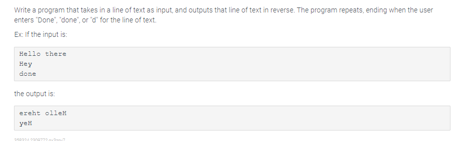 Solved Write a program that takes in a line of text as | Chegg.com