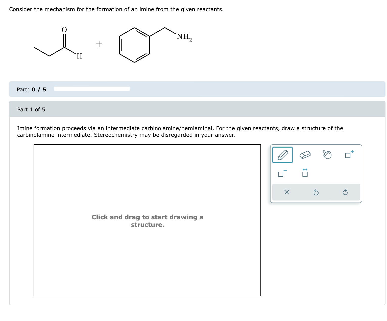 Solved Consider the mechanism for the formation of an imine | Chegg.com