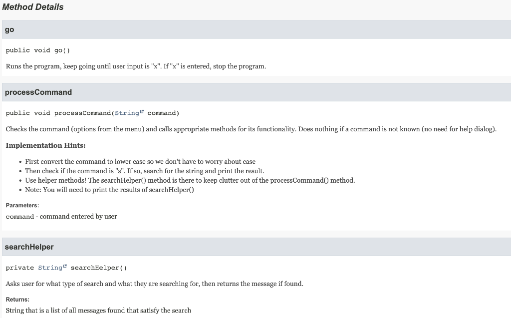 Solved JAVA: MessageMain.java: import | Chegg.com
