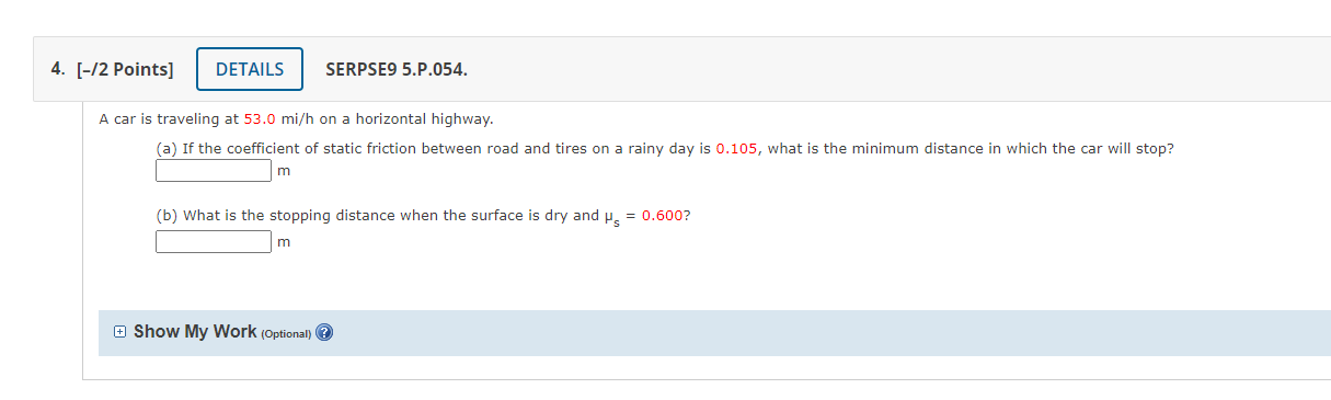 Solved 2. [-/3 Points] DETAILS SERPSE9 5.P.043. PRACTICE | Chegg.com