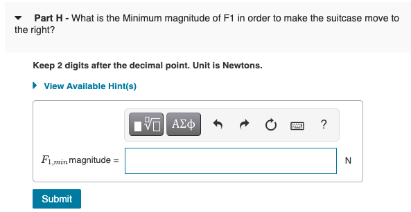 Solved Learning Goal: Application of Newton's Laws including | Chegg.com