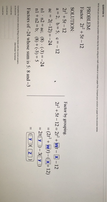 Solved or scratch paper first Compare your solution on paper | Chegg.com