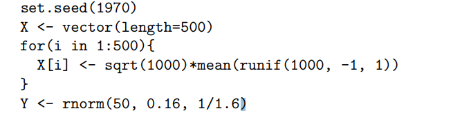 Solved Use the R studio programme Run the following six | Chegg.com
