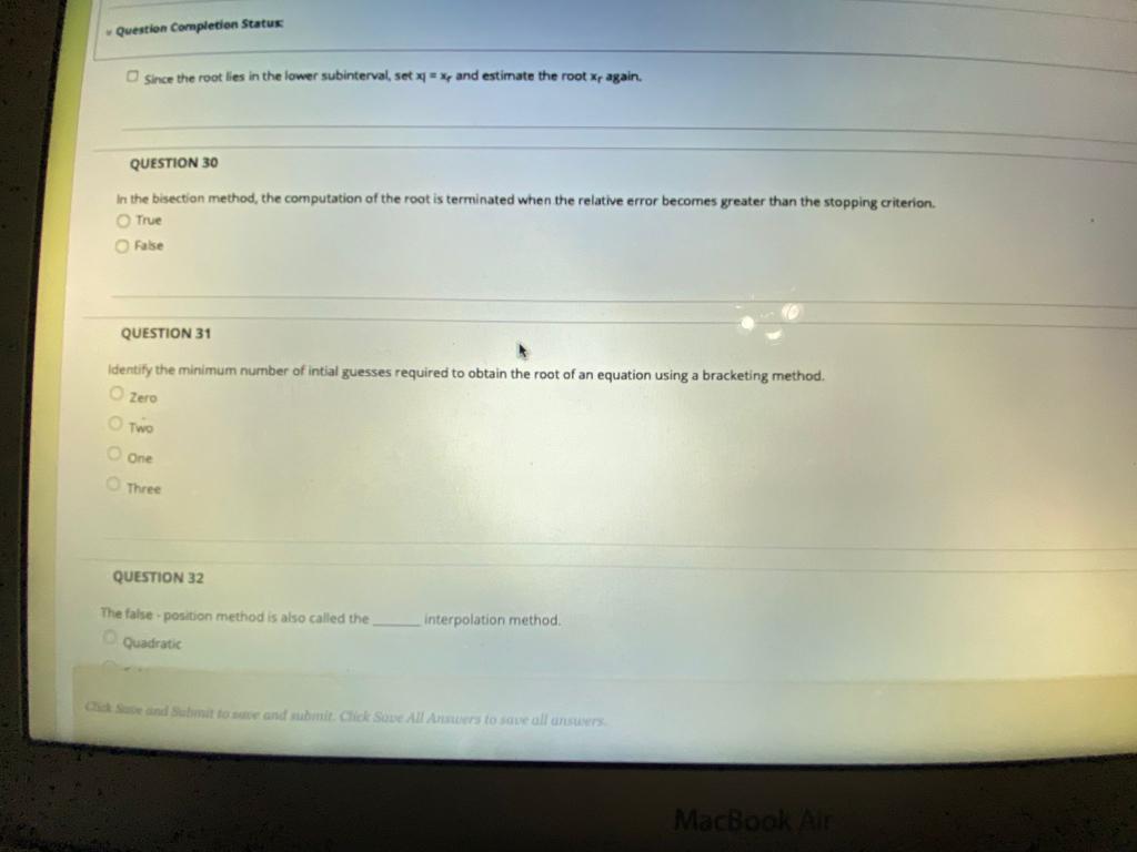 Solved Question Completion Status Since the root lies in the | Chegg.com