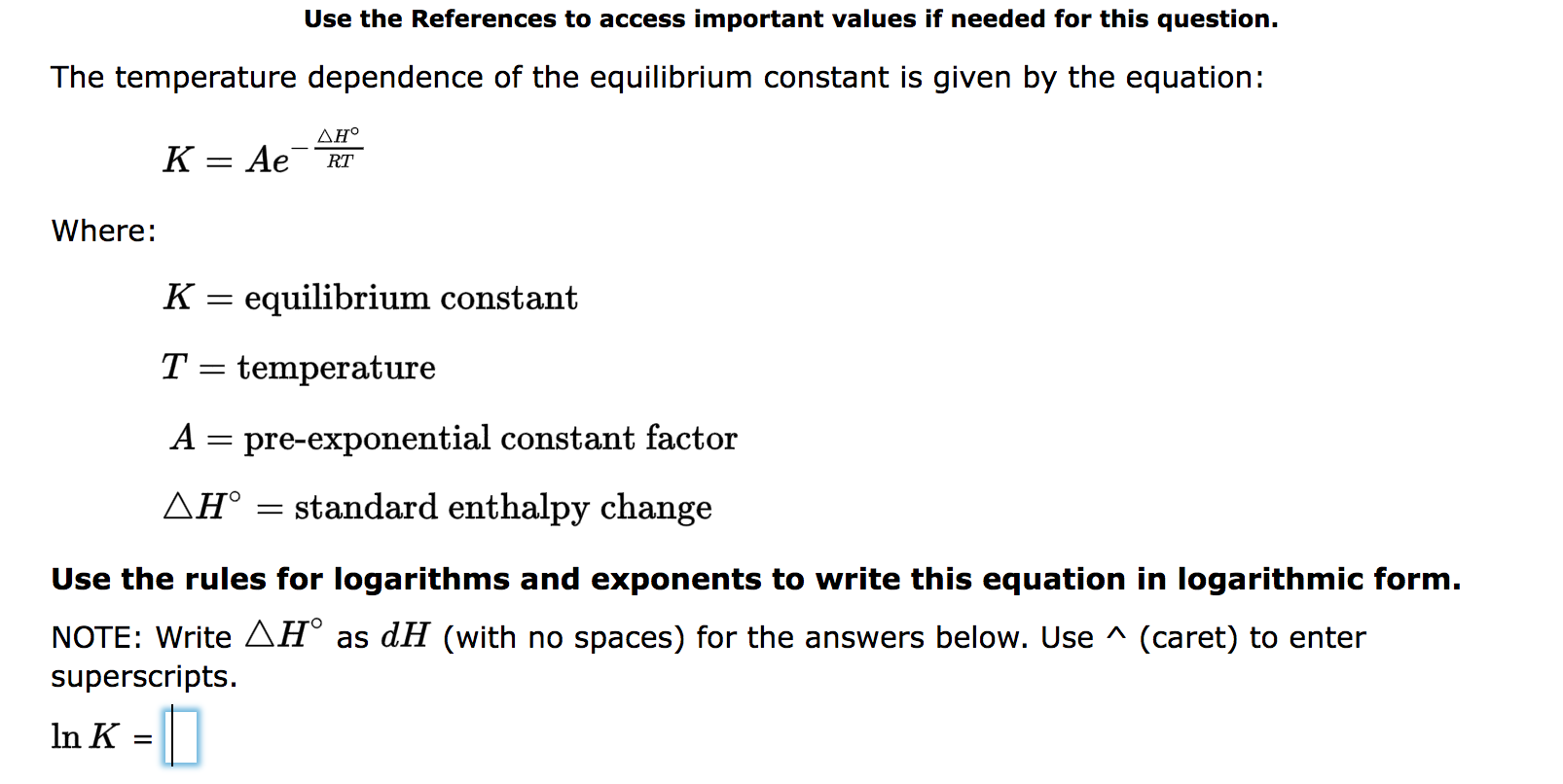 Solved Use the References to access important values if | Chegg.com