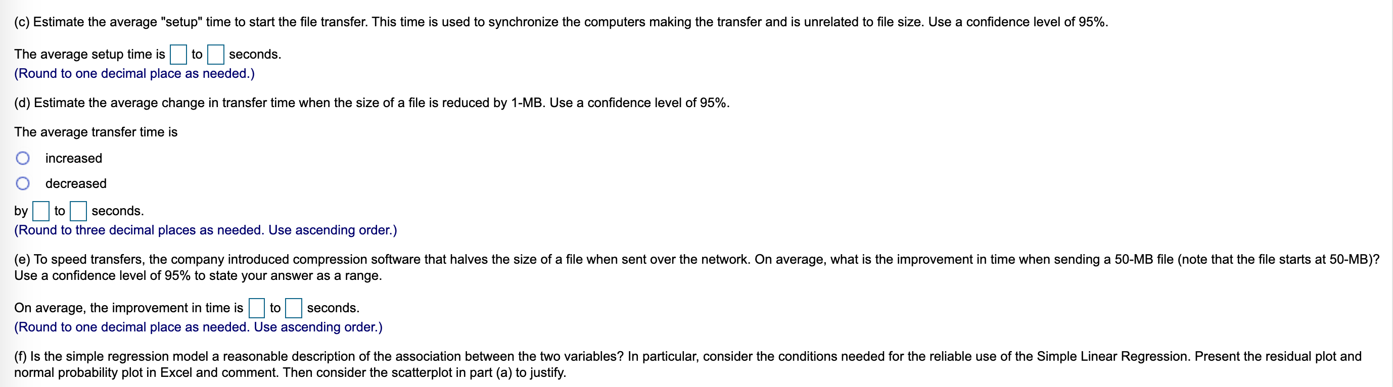 Solved A company ran tests of its current internal computer | Chegg.com