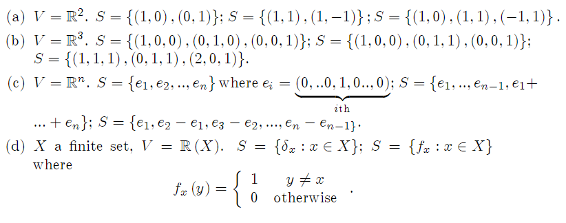 Solved Prove if each of the following sets are spanning. If | Chegg.com