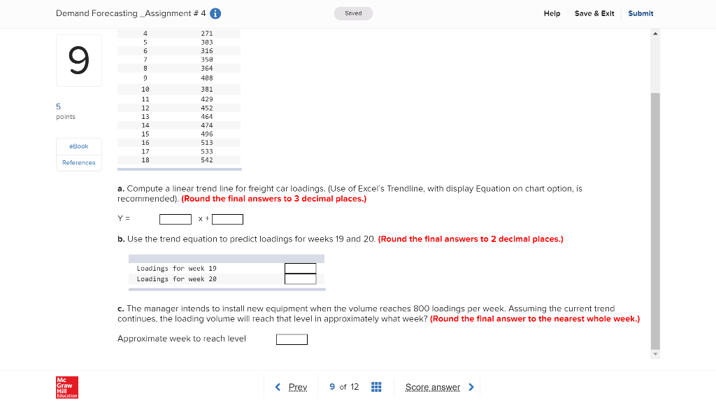 Solved Demand Forecasting _Assignment # 4 i Seved Help Save | Chegg.com