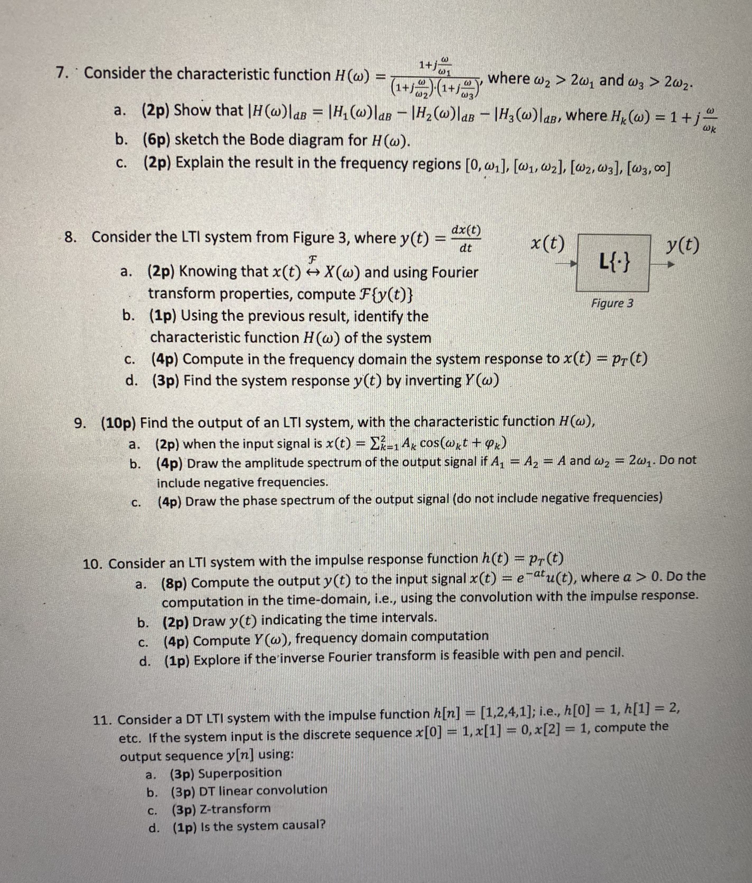 7. Consider the characteristic function | Chegg.com