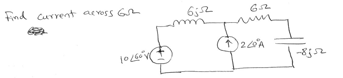 Solved Find current aeross | Chegg.com