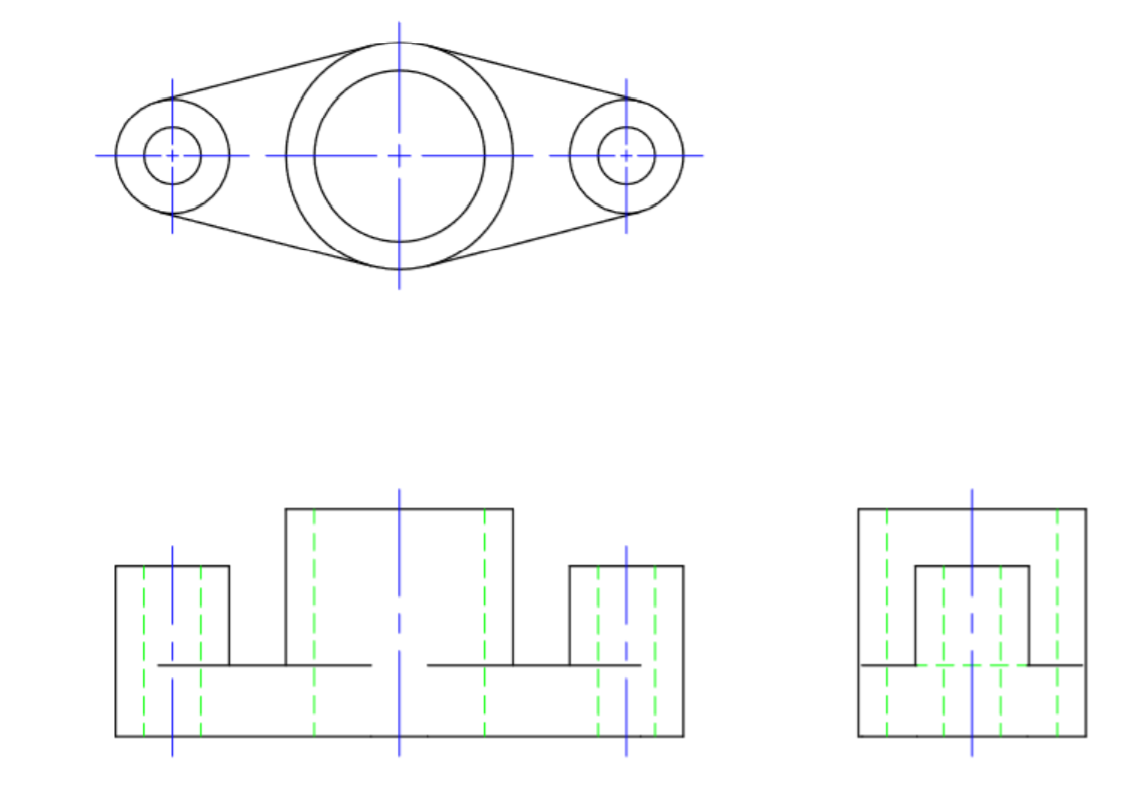 Solved Draw an SE isometric view from the multiview below. | Chegg.com