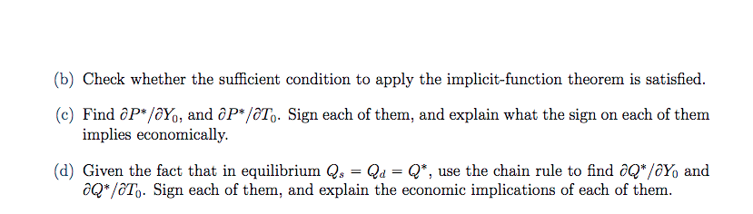 Solved Problem 1 Let the demand and supply functions for a | Chegg.com