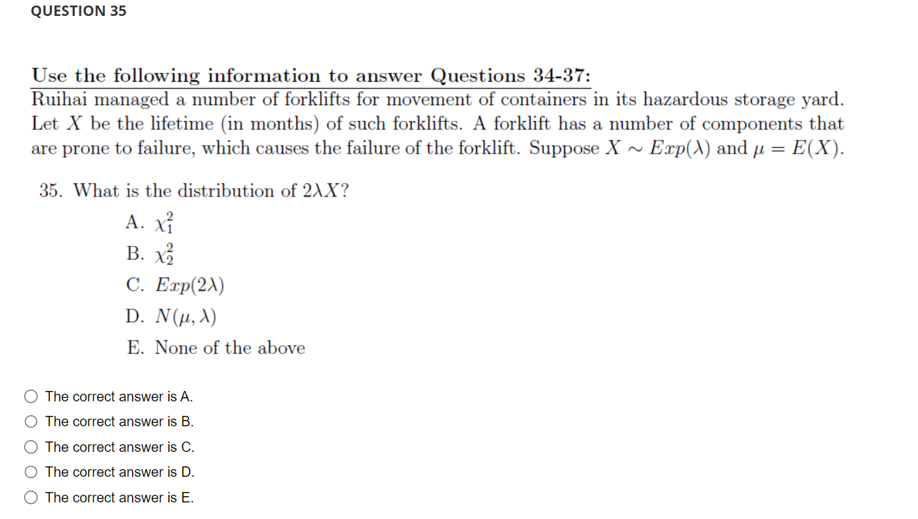 Solved Use the following information to answer Questions | Chegg.com