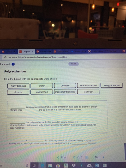 Solved Chapter x O Not secure https://newconnect.m lomework | Chegg.com