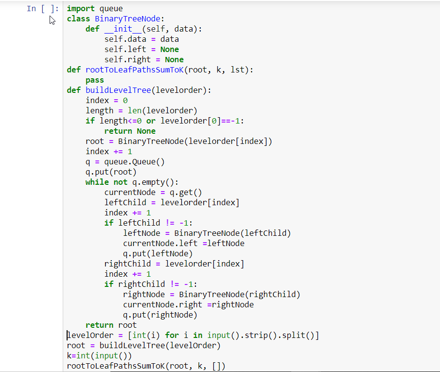 Solved Python Path Sum Root To Leaf Given A Binary Tree 1347