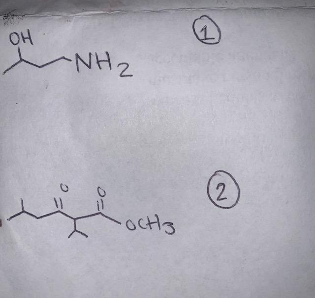 Solved HO ~NH2 2 -octa | Chegg.com