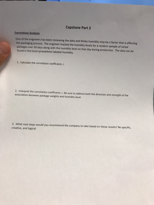 Solved Using capstone part 1 and part 2 solve capstone part | Chegg.com