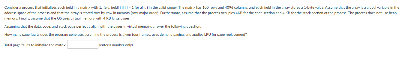 Solved memory. Finally, assume that the OS uses virtual | Chegg.com