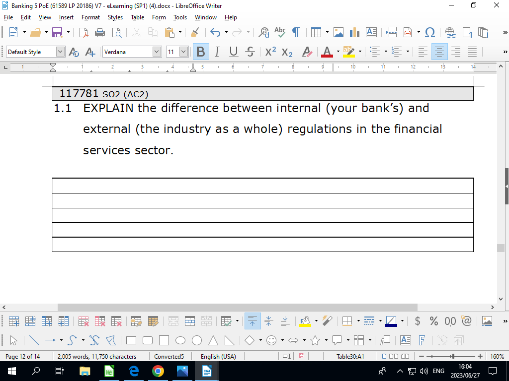 Solved 1.1 EXPLAIN the difference between internal (your | Chegg.com