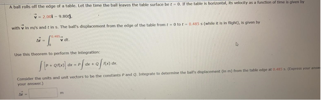 Solved A ball rolls off the edge of a table. Let the time | Chegg.com