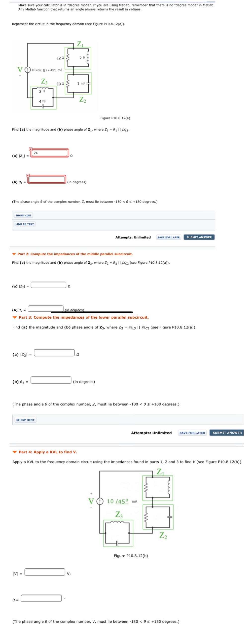 Solved Make sure your calculator is in "degree mode". If you | Chegg.com