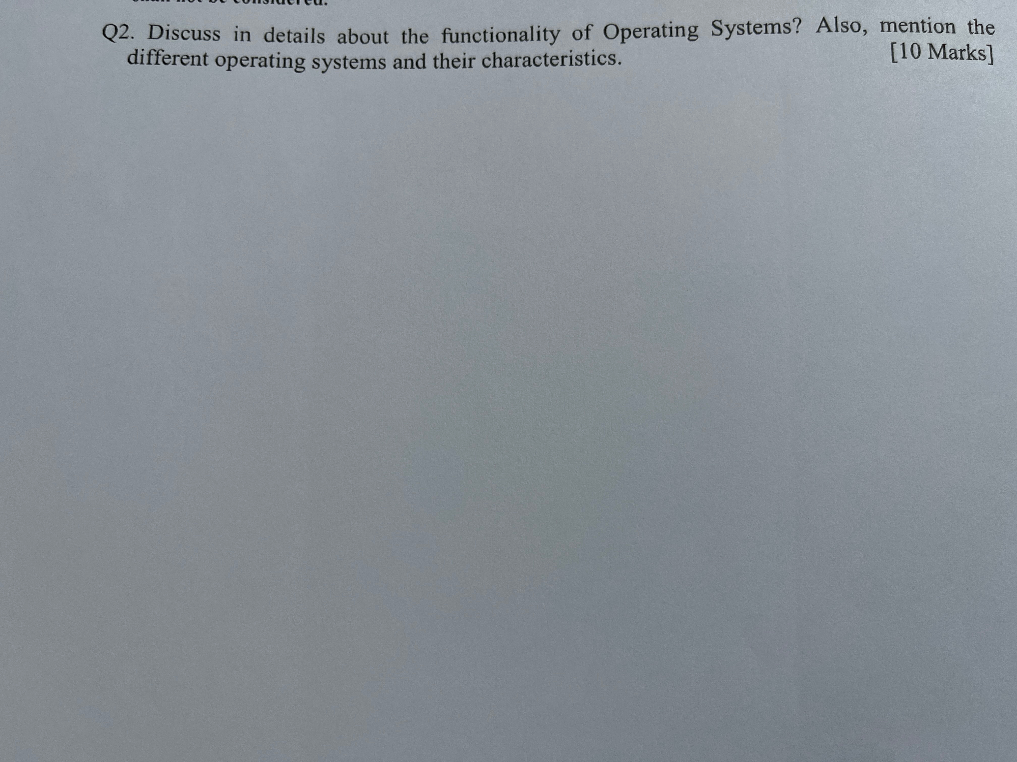 Solved Discuss in details about functionality of operating | Chegg.com