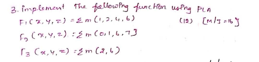 Solved Give correct block diagram of PLA, CPLD and implement | Chegg.com