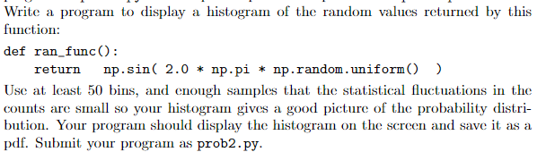 Solved Write a program to display a histogram of the random | Chegg.com
