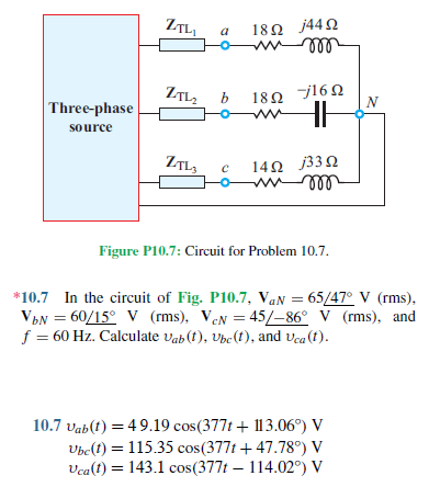Solved Figure P10.7: Circuit for Problem 10.7. *10.7 In the | Chegg.com