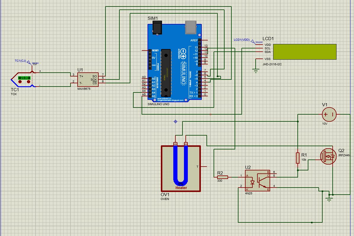 I have an thermocouple connected to a max module 6675 | Chegg.com