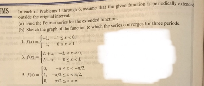 Solved MS In each of Problems 1 through 6, assume that the | Chegg.com